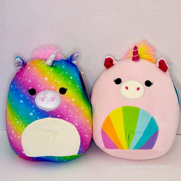 Squishmallows | Toys | Prim Amor Rainbow Pride Unicorn Set 222 Original Squishmallow Kellytoy ...